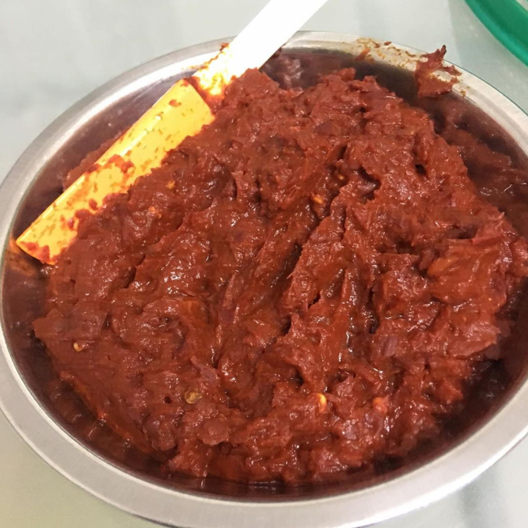 Dried Chilli Paste - Nyonya Cooking