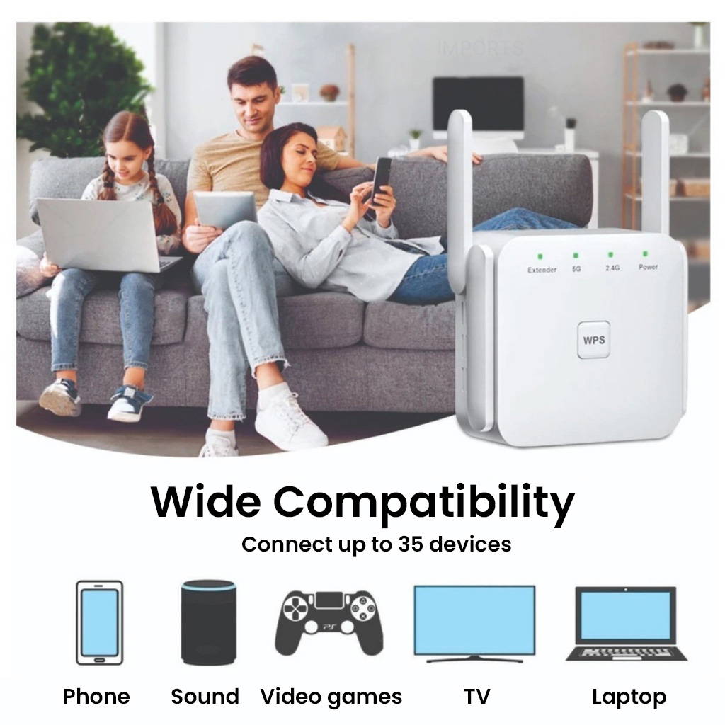 Wifi Booster & Super Powerful Wifi Repeater