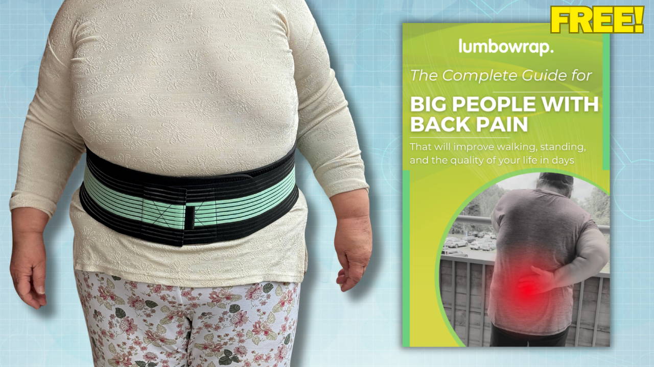 Lumbowrap® - The Plus-Size Hip & Lower Back Wrap For Big People ...