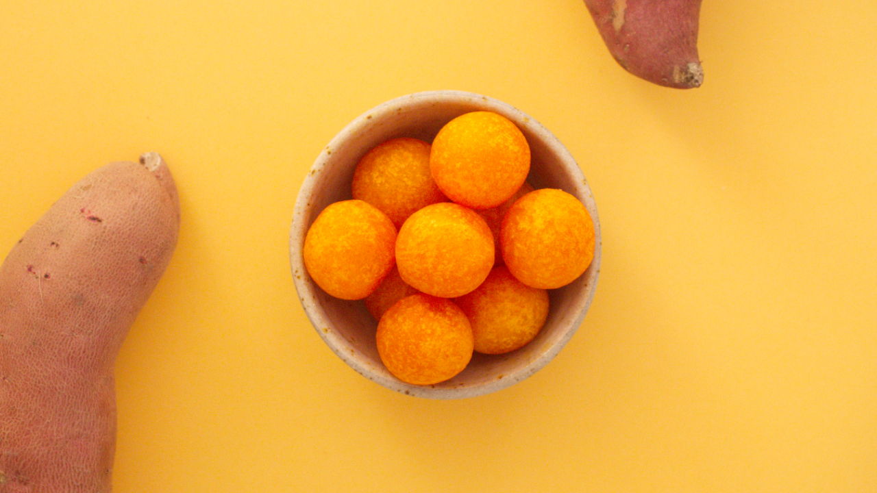 Sweet Potato Balls - Southeast Asian Recipes - Nyonya Cooking