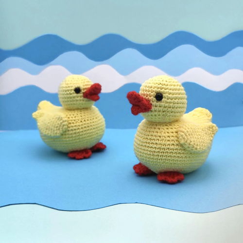 Easy RUBBER DUCK Crochet Pattern PDF - Amigurumi Duck, Crochet Rubber ...