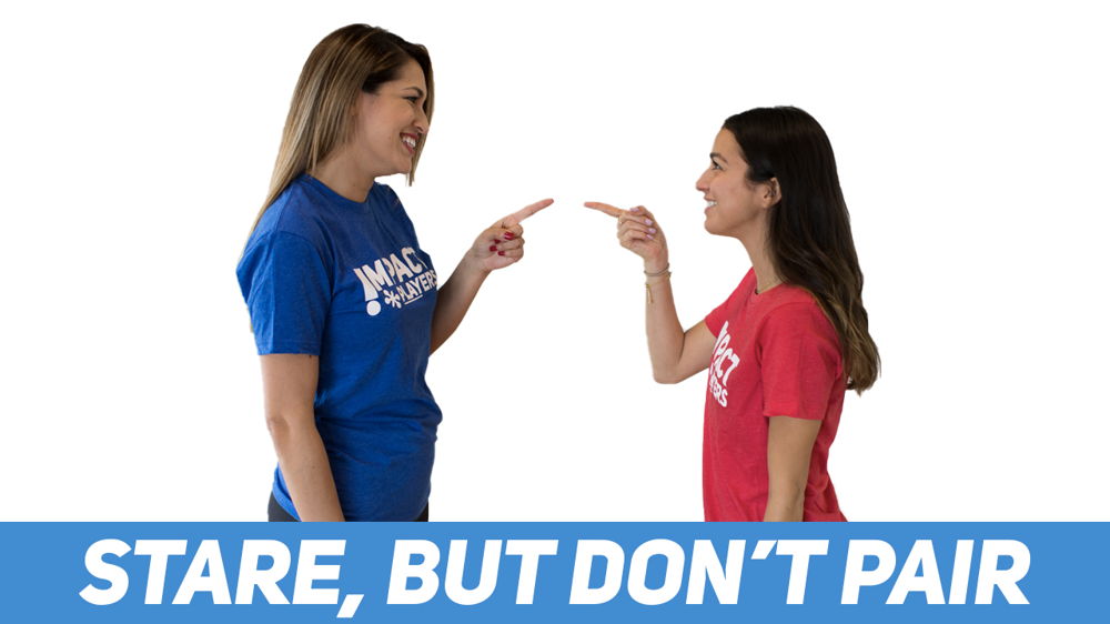 Stare, But Don't Pair (Team Building) Game