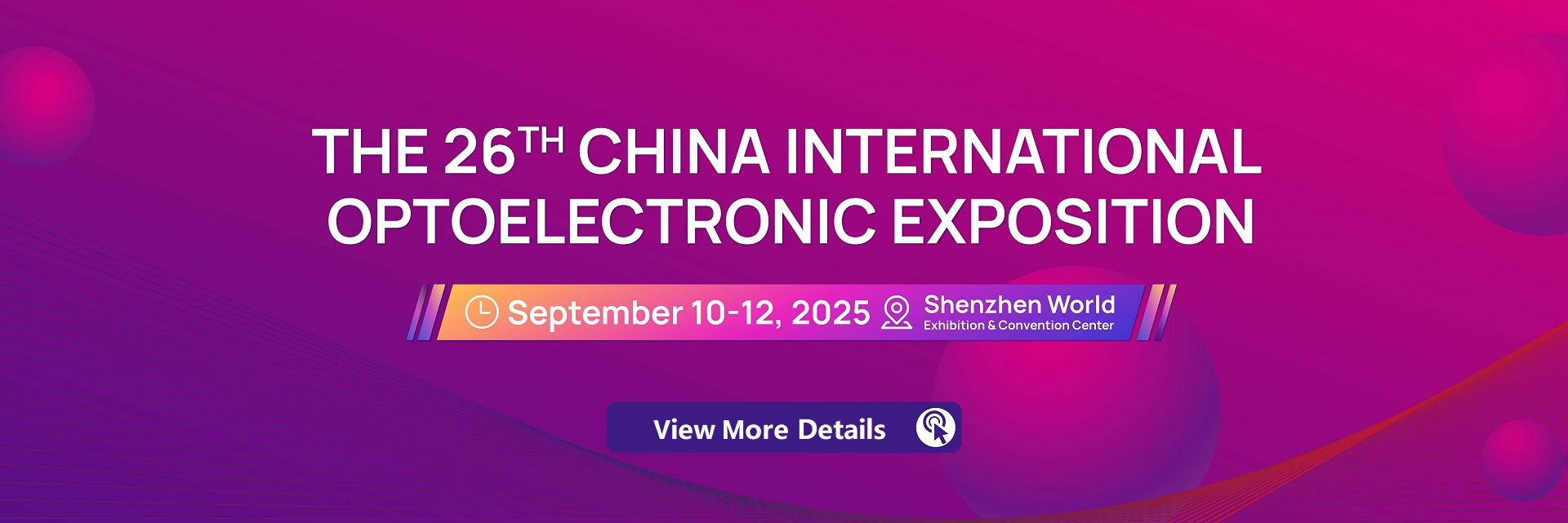 CIOE 2025 - The 26th China International Optoelectronic Exposition ...