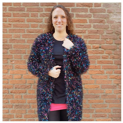 Easy Carnaval Confetti Vest crochet pattern