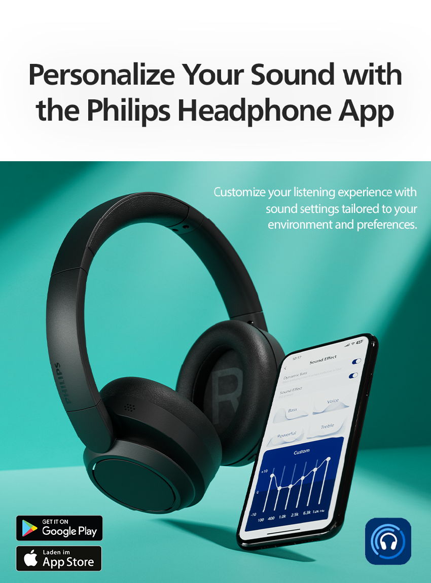 Philips TAH6509 ANC Headphone Black - HiFiCorp