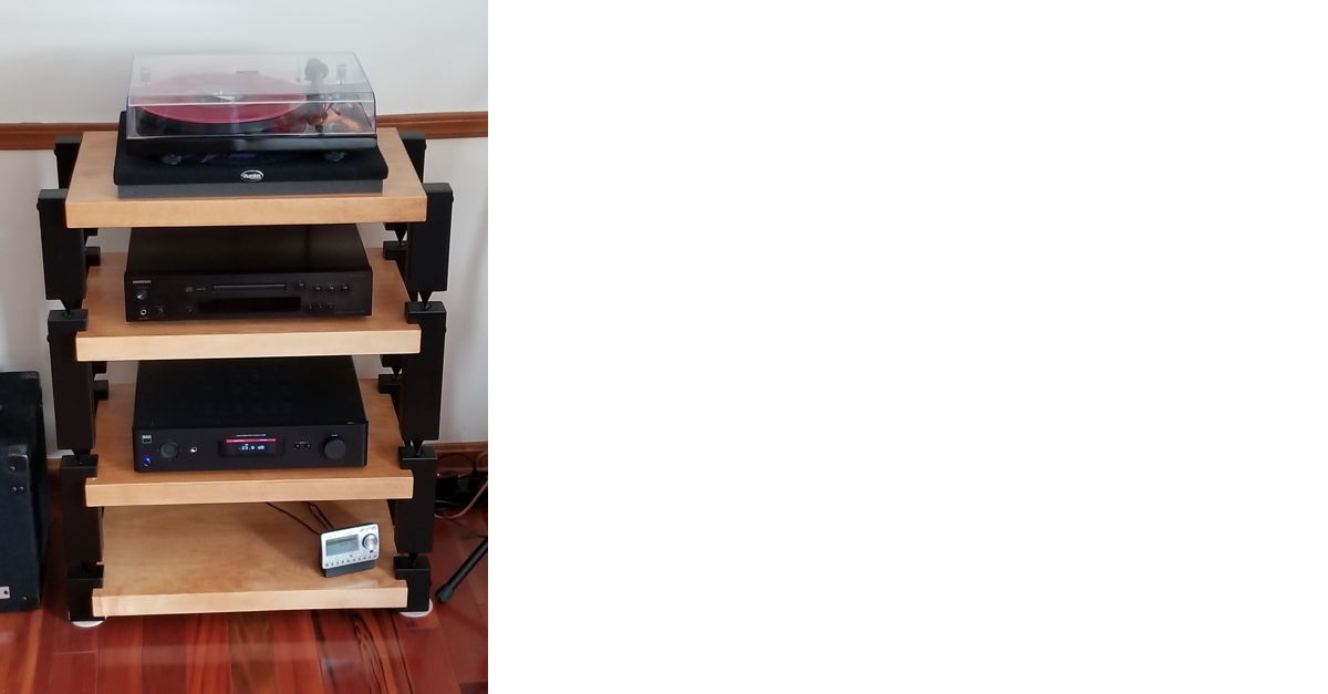 Timbernation 4 Shelf Maple Stack Rack For Sale | Audiogon