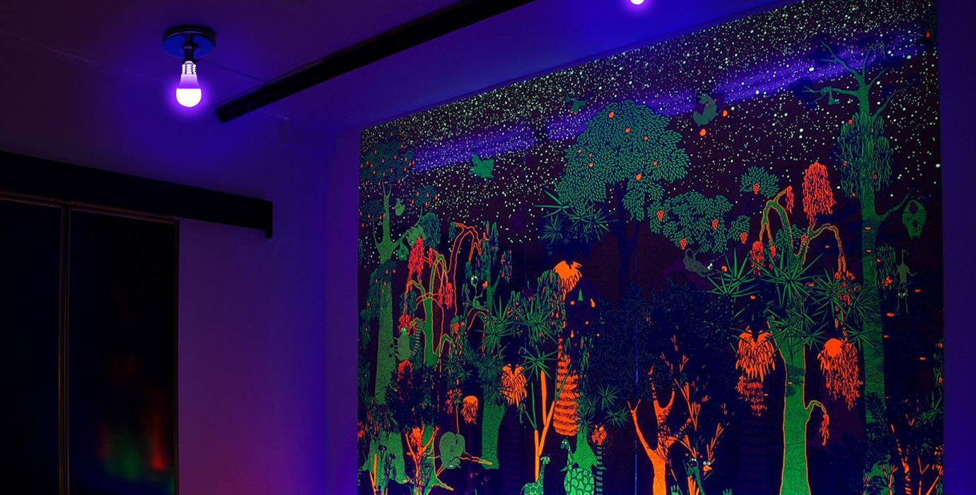 Onforu 15W A19 E26 Bulb UV LED Black Lights for Neon Glow