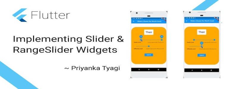 Implementing Slider RangeSlider Flutter Widgets Codementor