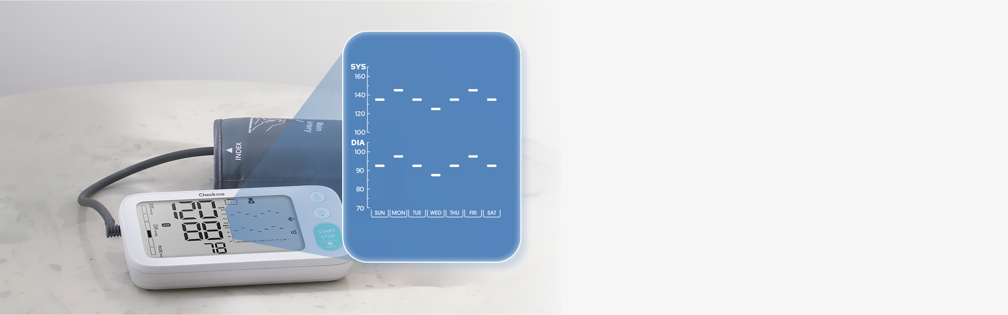 Blood Pressure Monitor BP3-C1 – Checkme