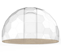 GeoDomeX Clear DIY Self Build Outdoor Geodesic Dome Room Garden Igloo ...