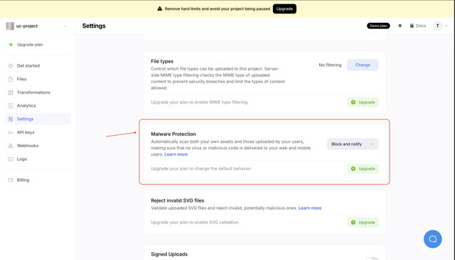 Malicious file upload detection with Uploadcare’s file scanning | Uploadcare