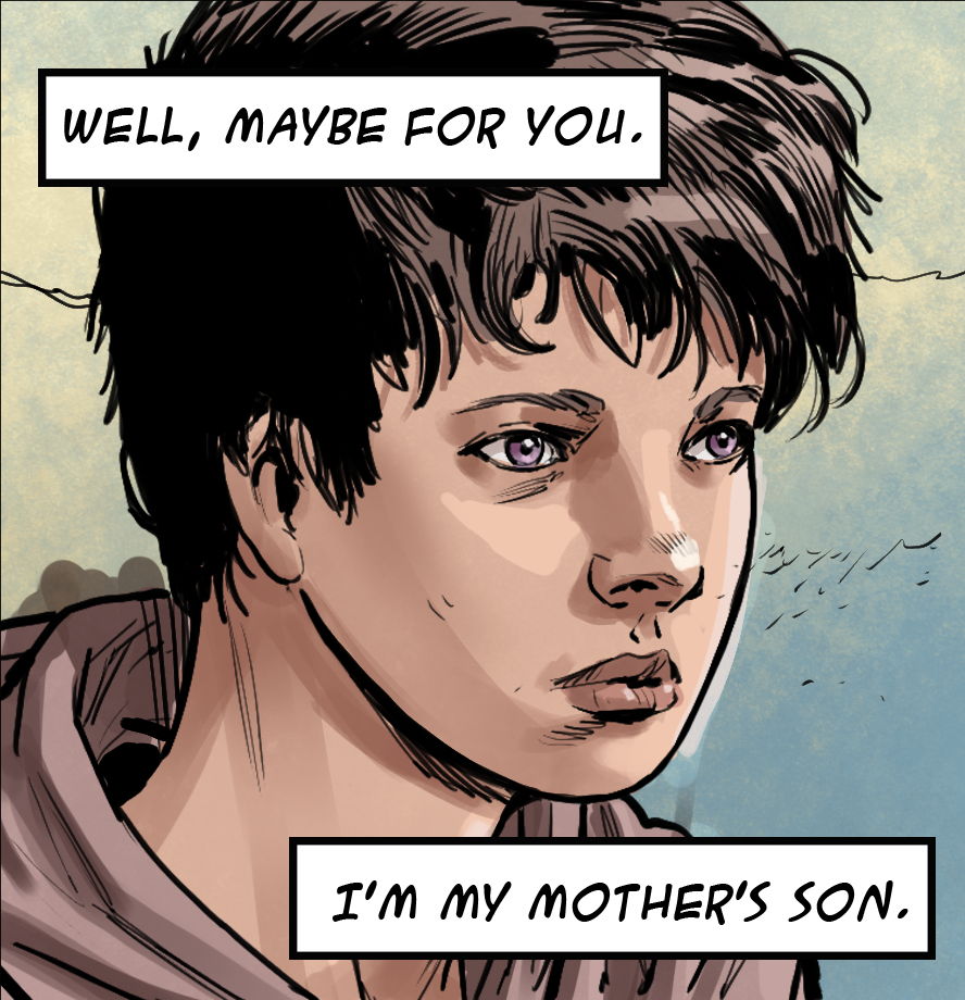 Panel Two :: Meet the hero - Swán Comic