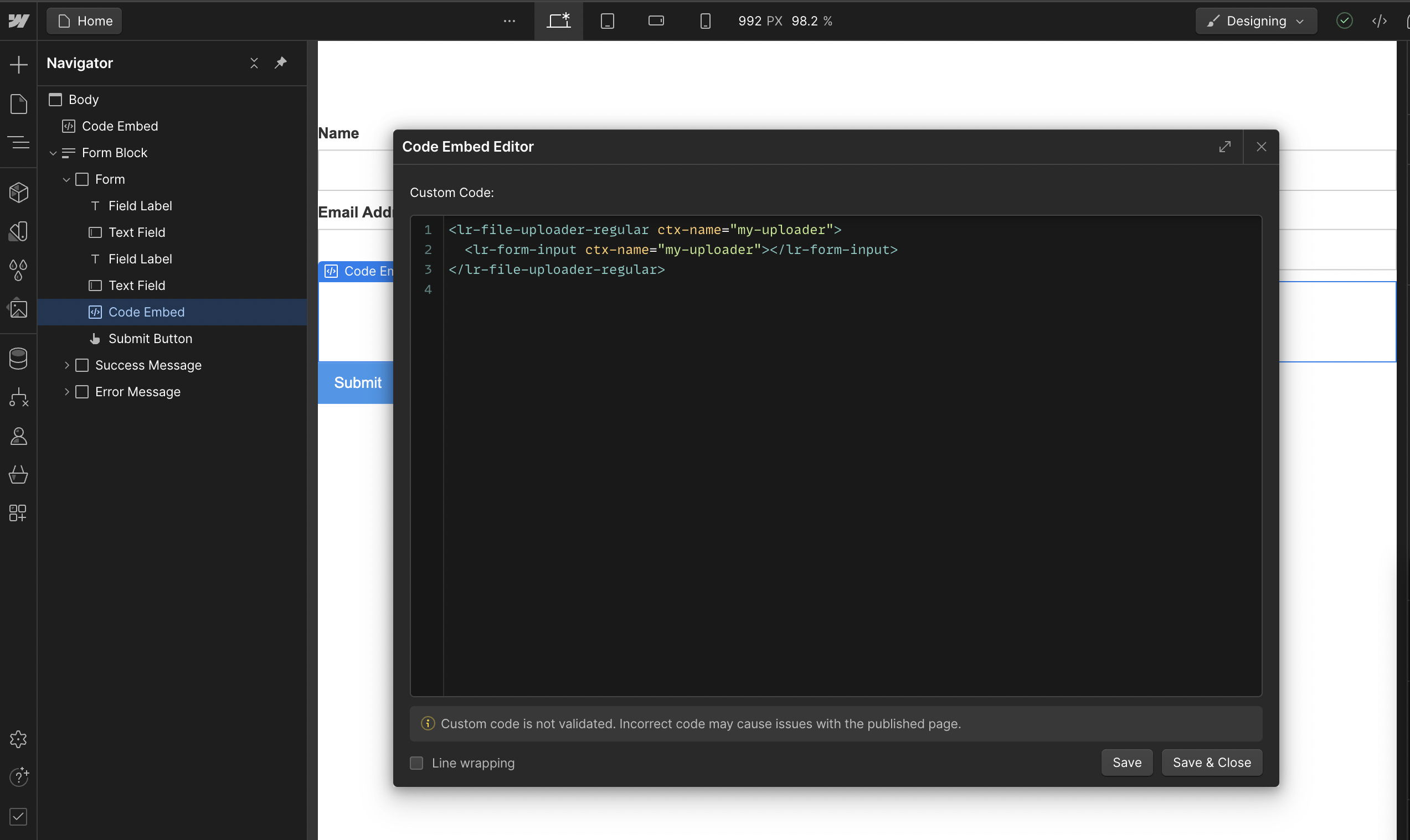 How to upload files in Webflow using Uploadcare File Uploader — Uploadcare Blog