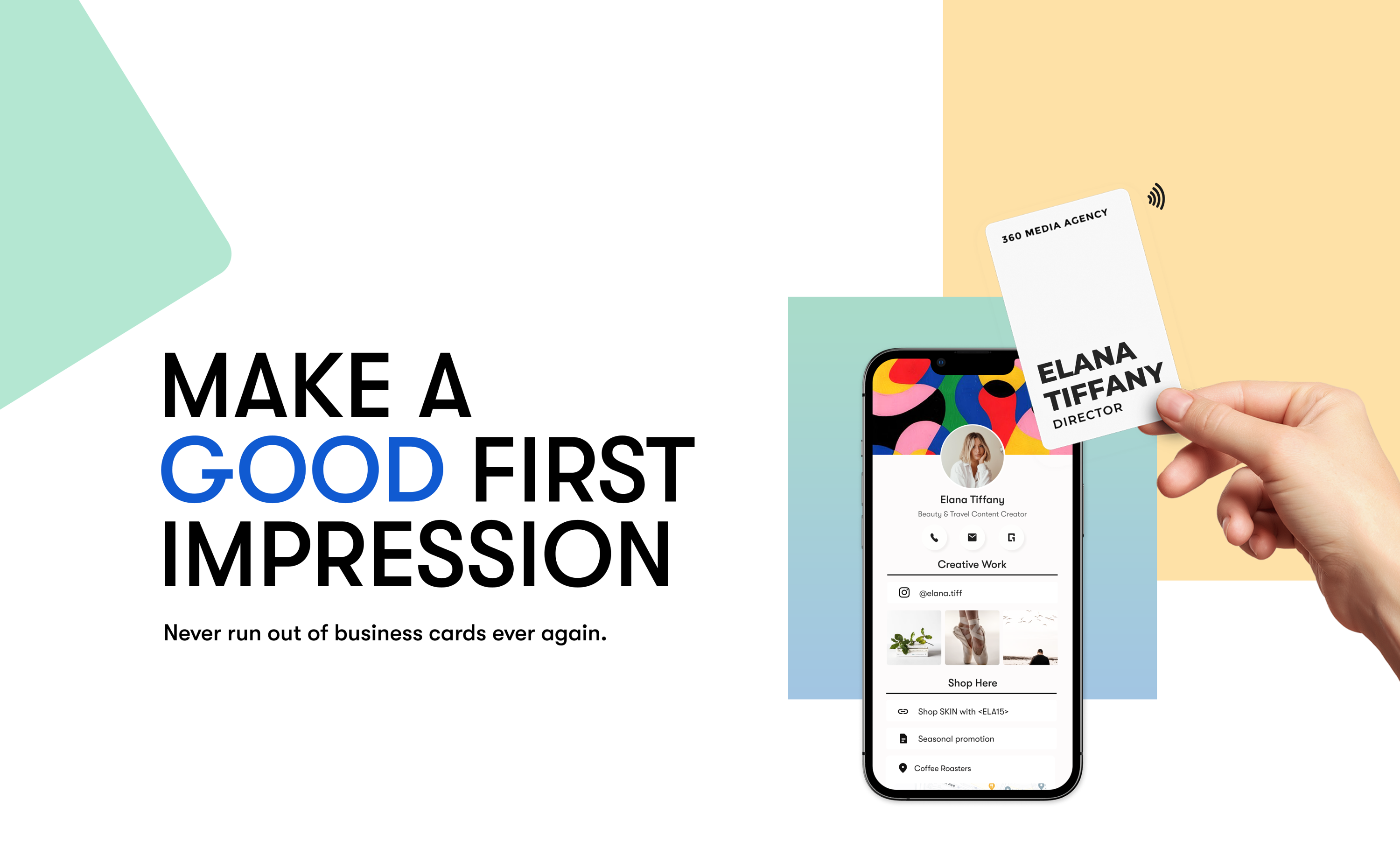 Products – One Good Card | Smart Name Card