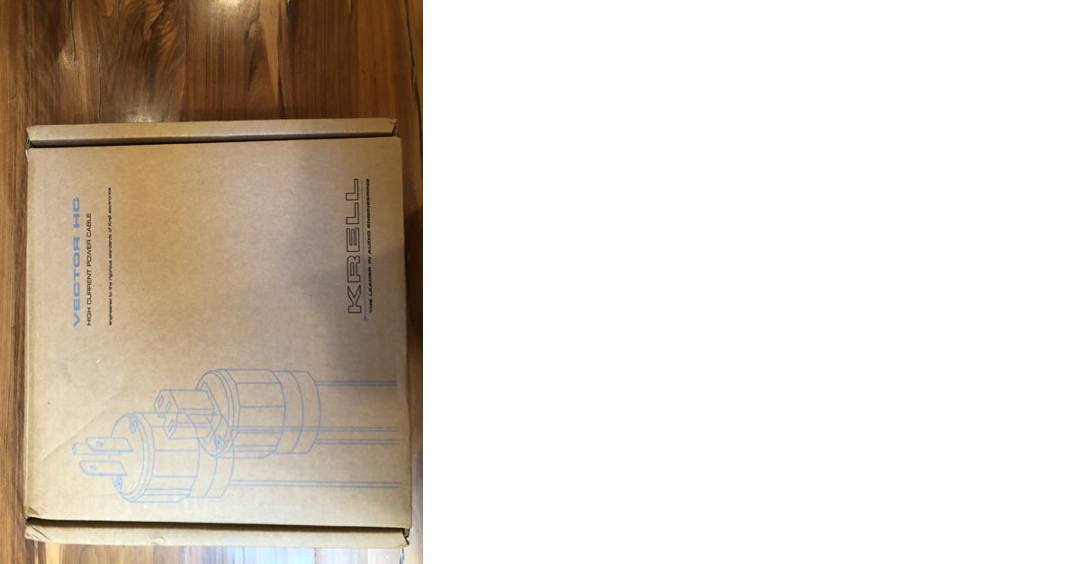 Krell Vector outstanding power cord 20 &1... For Sale | Audiogon