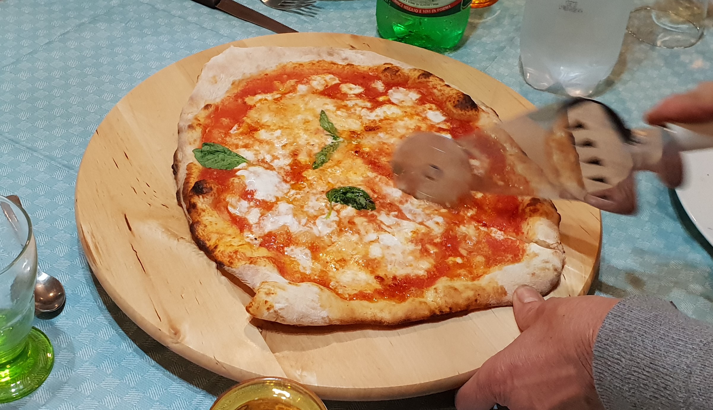 Pizza margherita and tiramisu with a view of Vesuvius 2026 - Naples ...