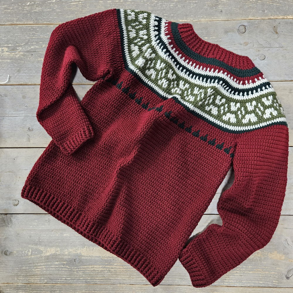 Geiranger sweater crochet pattern