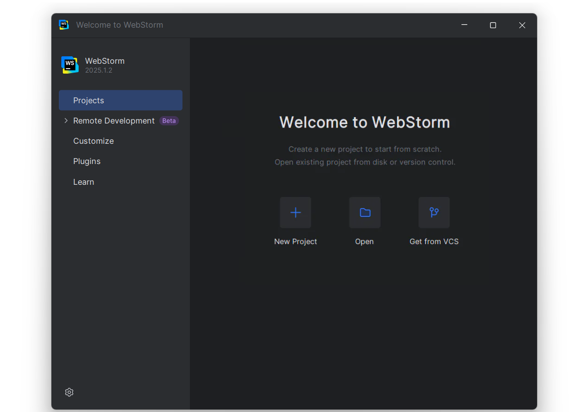 WebStorm · Hyperskill