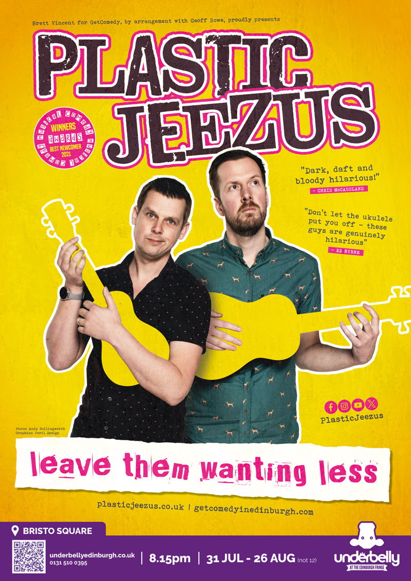 Plastic Jeezus: Leave Them Wanting Less - Comedy Poster Awards 2024