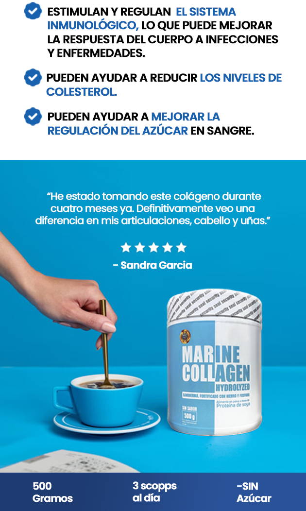 Colágeno con Ganoderma SIN SABOR – Colageno Marino con Ganoderma
