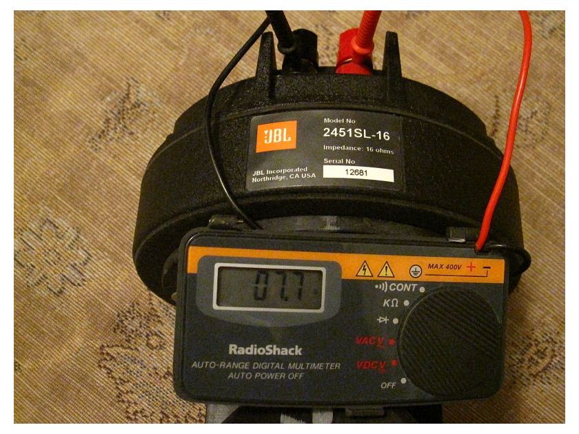 JBL 2451 compression drivers 2451SL-16 aqu... For Sale | Audiogon