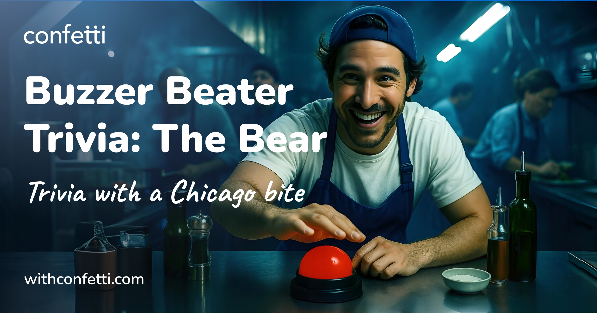 Confetti 🎉 | Buzzer Beater: The Bear | 15-Minute Virtual Trivia for Teams