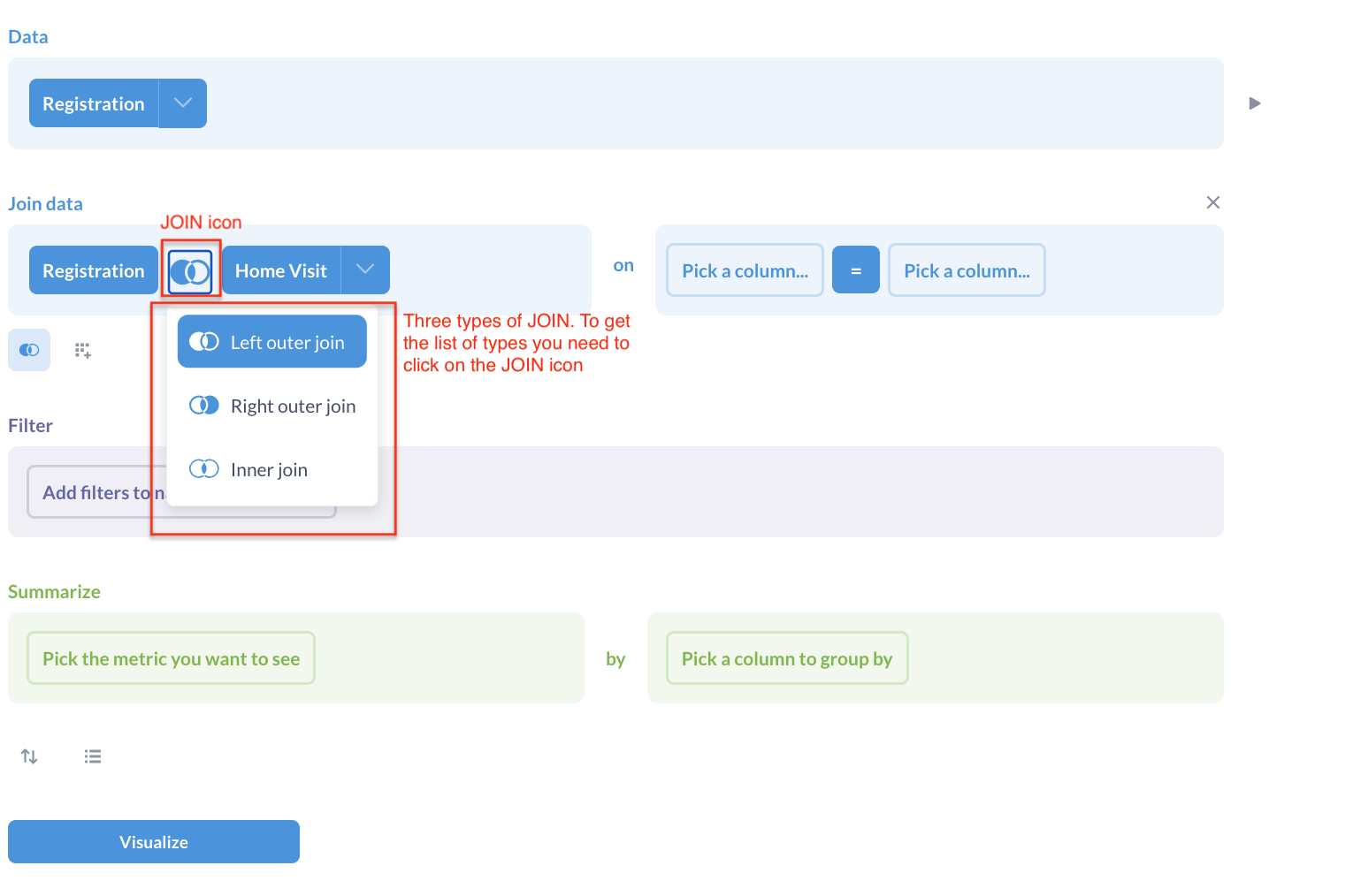 Metabase Query Builder
