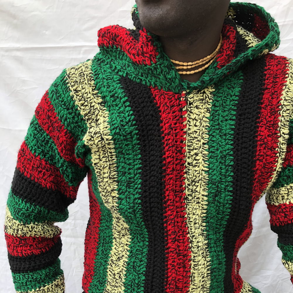 Easy Rasta Crochet Hoodie Pattern
