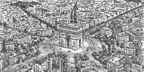 Pencil Drawings Of Cityscapes