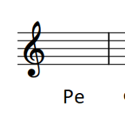 Нотный стан, ноты скрипичного ключа. 1 и 2 октавы. — Шаг 4 — Stepik