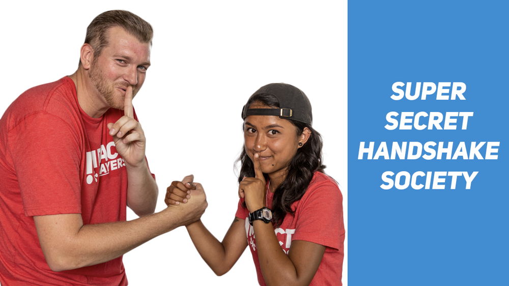 Super Secret Handshake Society (Team Building) Game