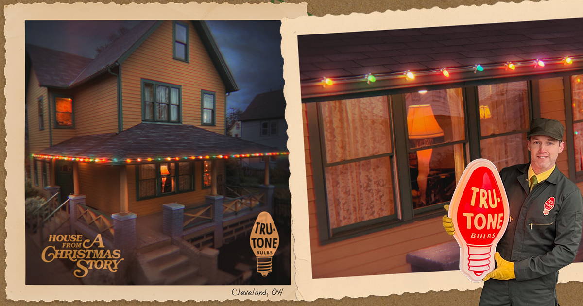House from A Christmas Story movie – Tru-Tone