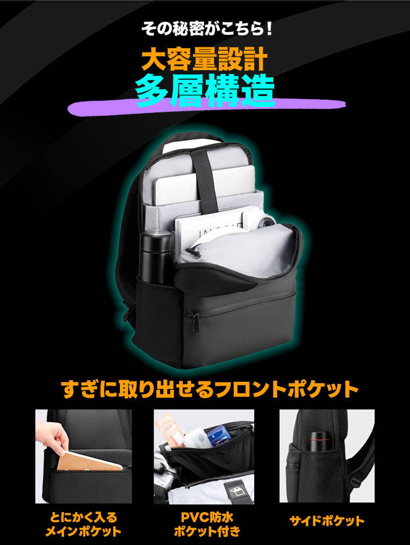 NAPLES BACKPACK - ナポリ ビジネスリュック - Broderik