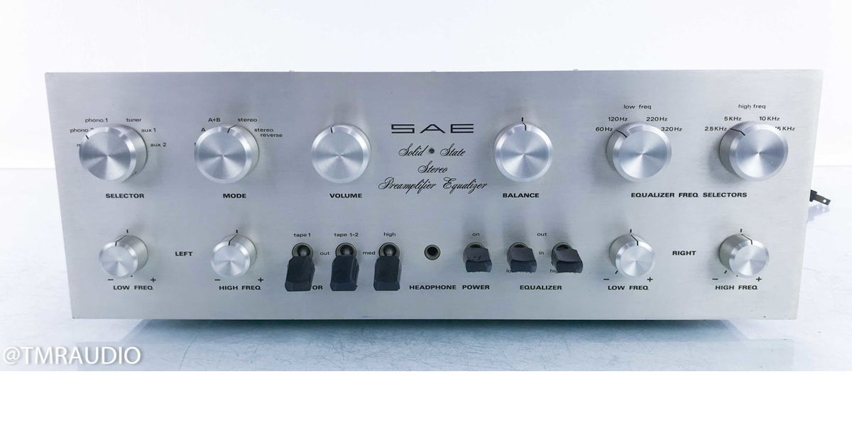 SAE Mark One Vintage Stereo Preamplifier M... For Sale | Audiogon