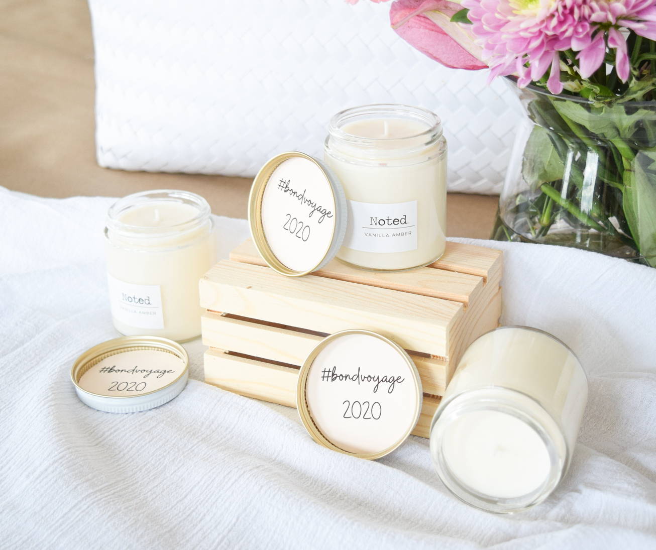 Customized Candles for Events, Weddings or Any Special Occasion – Noted ...