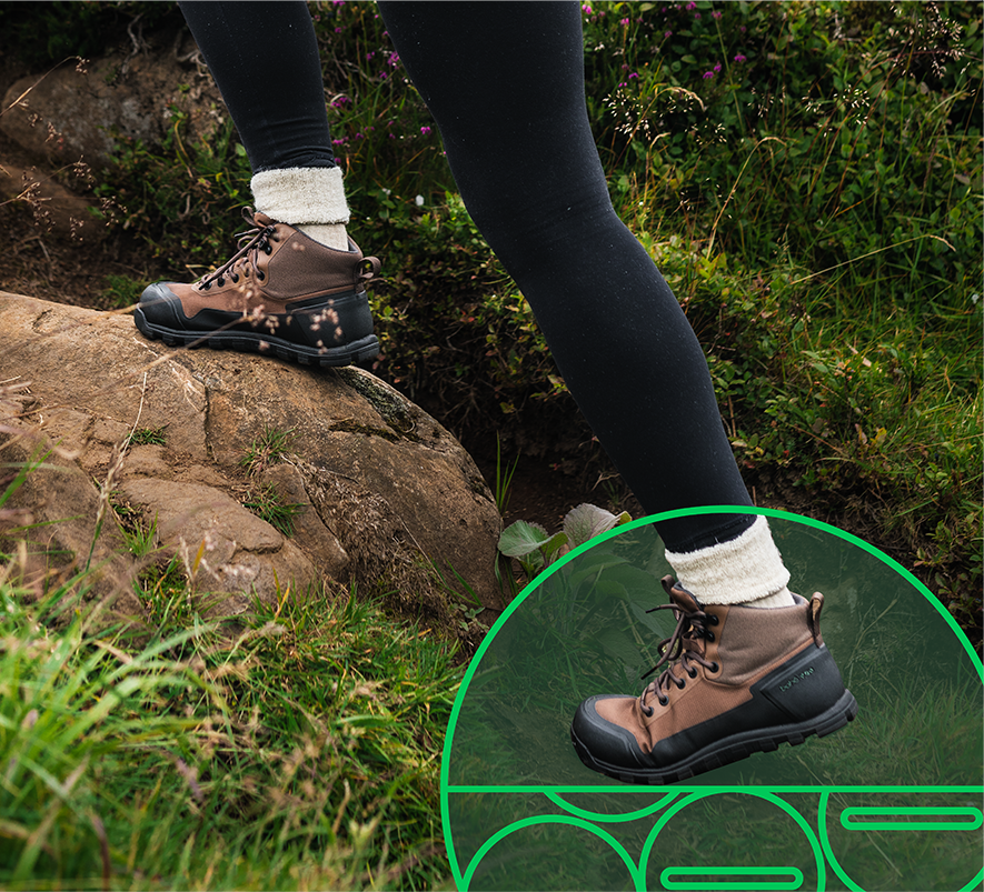 Bahé Barefoot Earthing Hiking Boot | Men's – Rowland Earthing