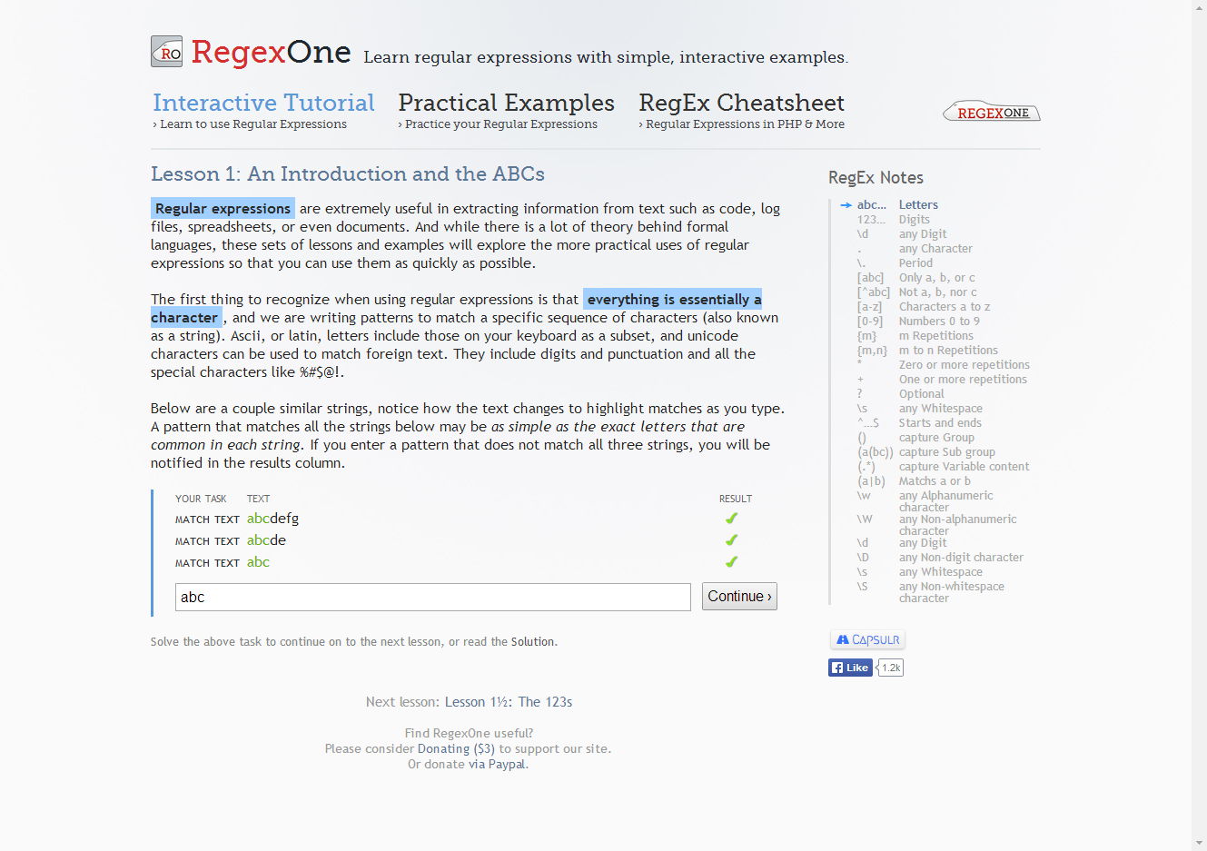 RegexOne Review - Slant