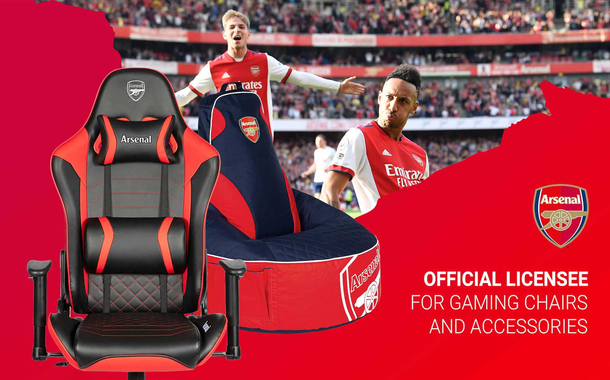 Arsenal FC Gaming Chairs & Bean Bags | Province 5 – Province5