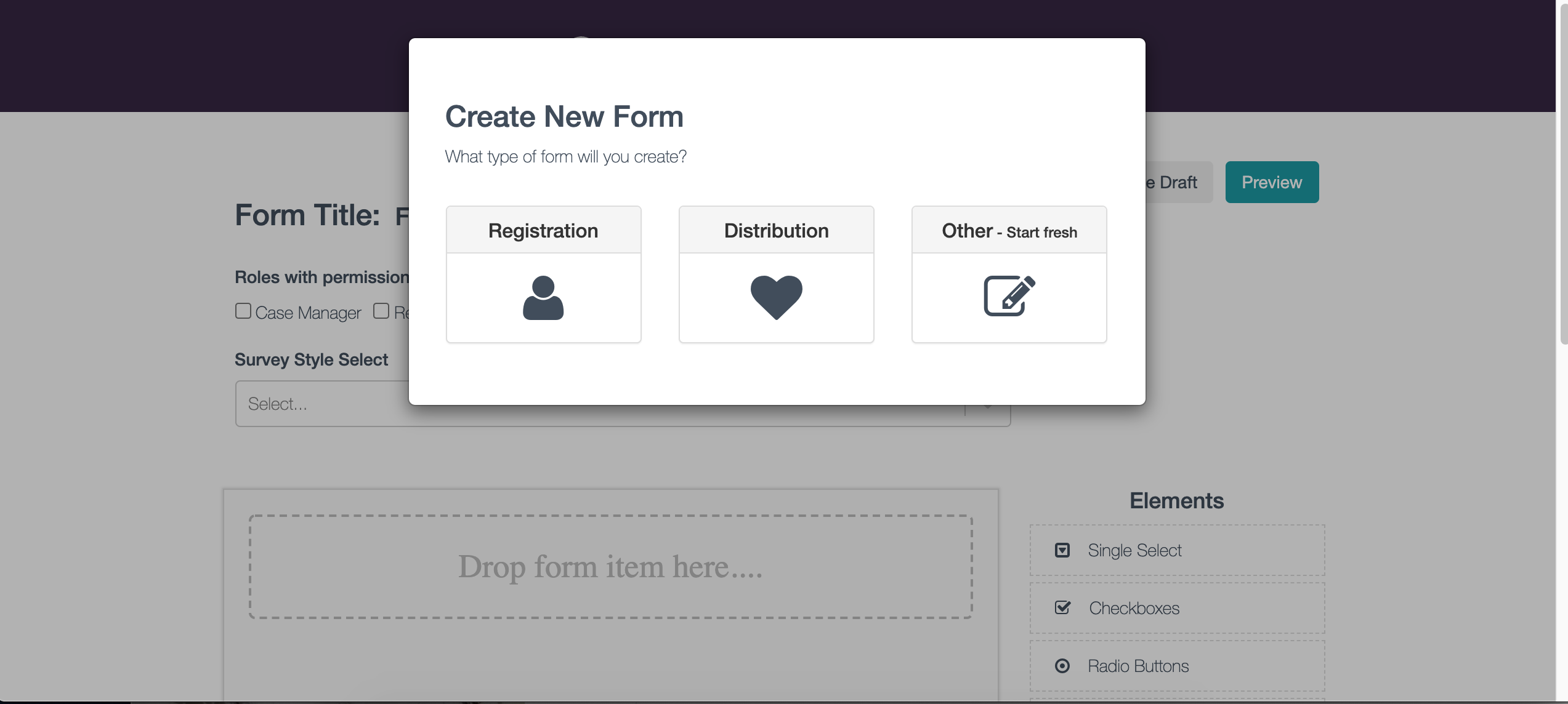 How to Use the Impact Atlas Form Builder