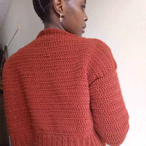 Easy CROCHET BOMBER JACKET||Easy crochet sweater pattern