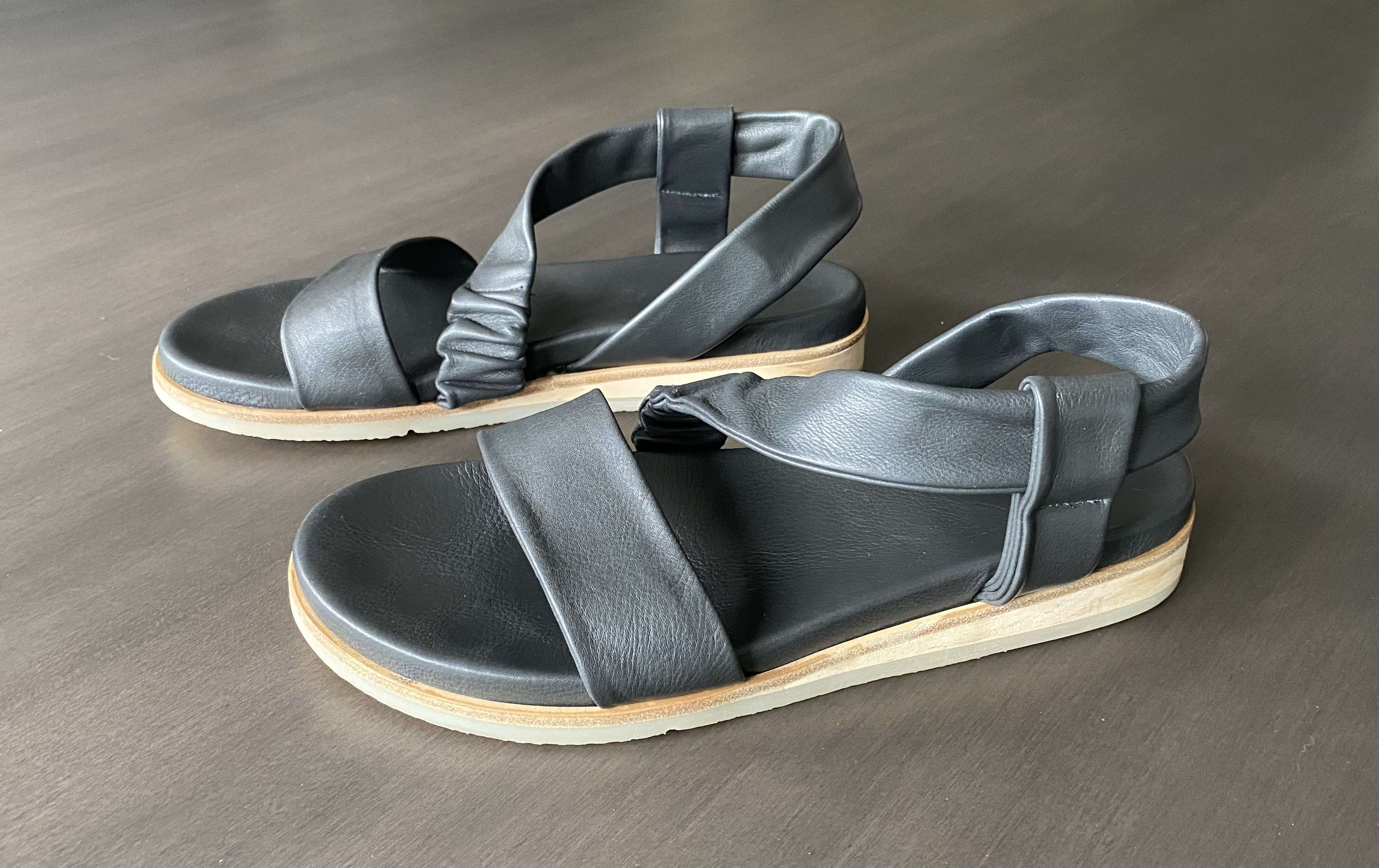 Paksima Sandal - Deep Sea Leather - $140.00 | Coclico Pre-loved