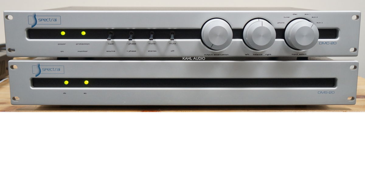 Spectral DMC-20 2-chassis preamp w/outboar... For Sale | Audiogon