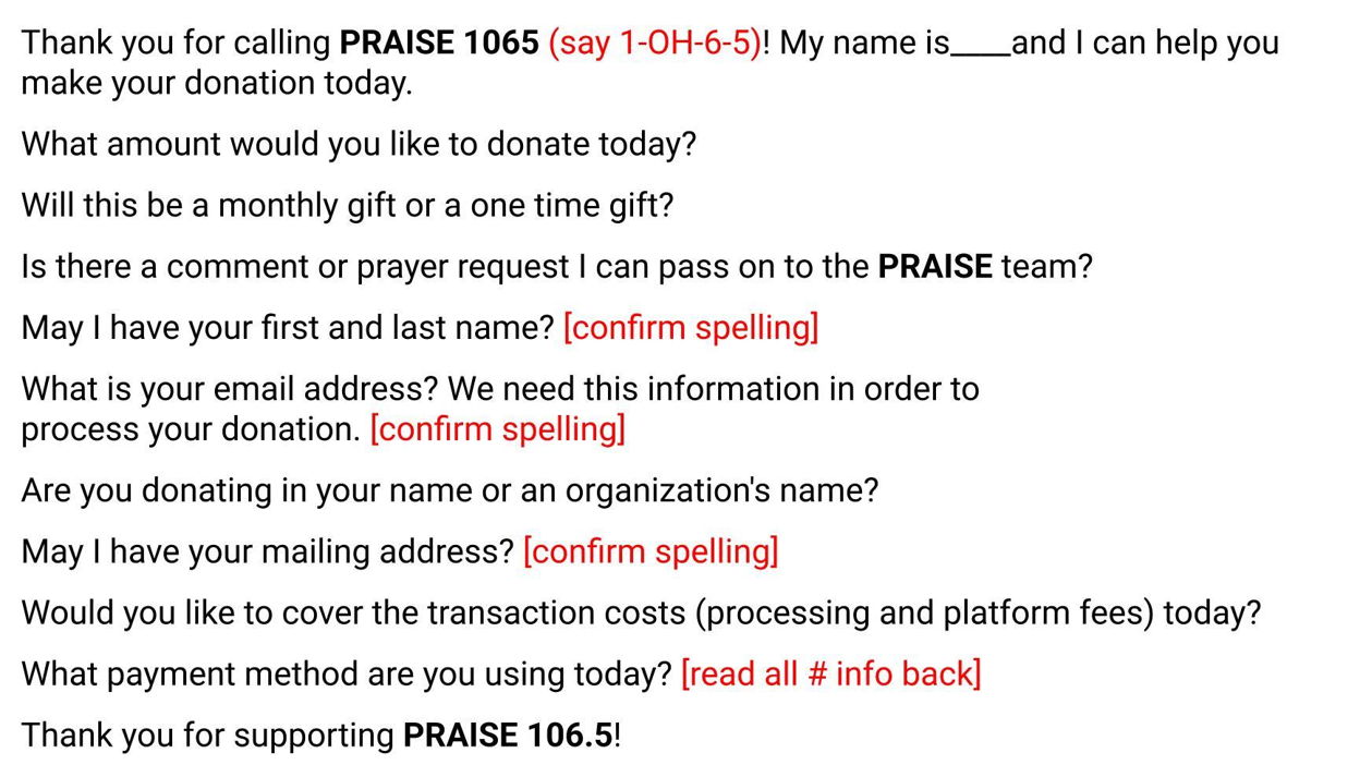 PRAISE 106.5 Canada