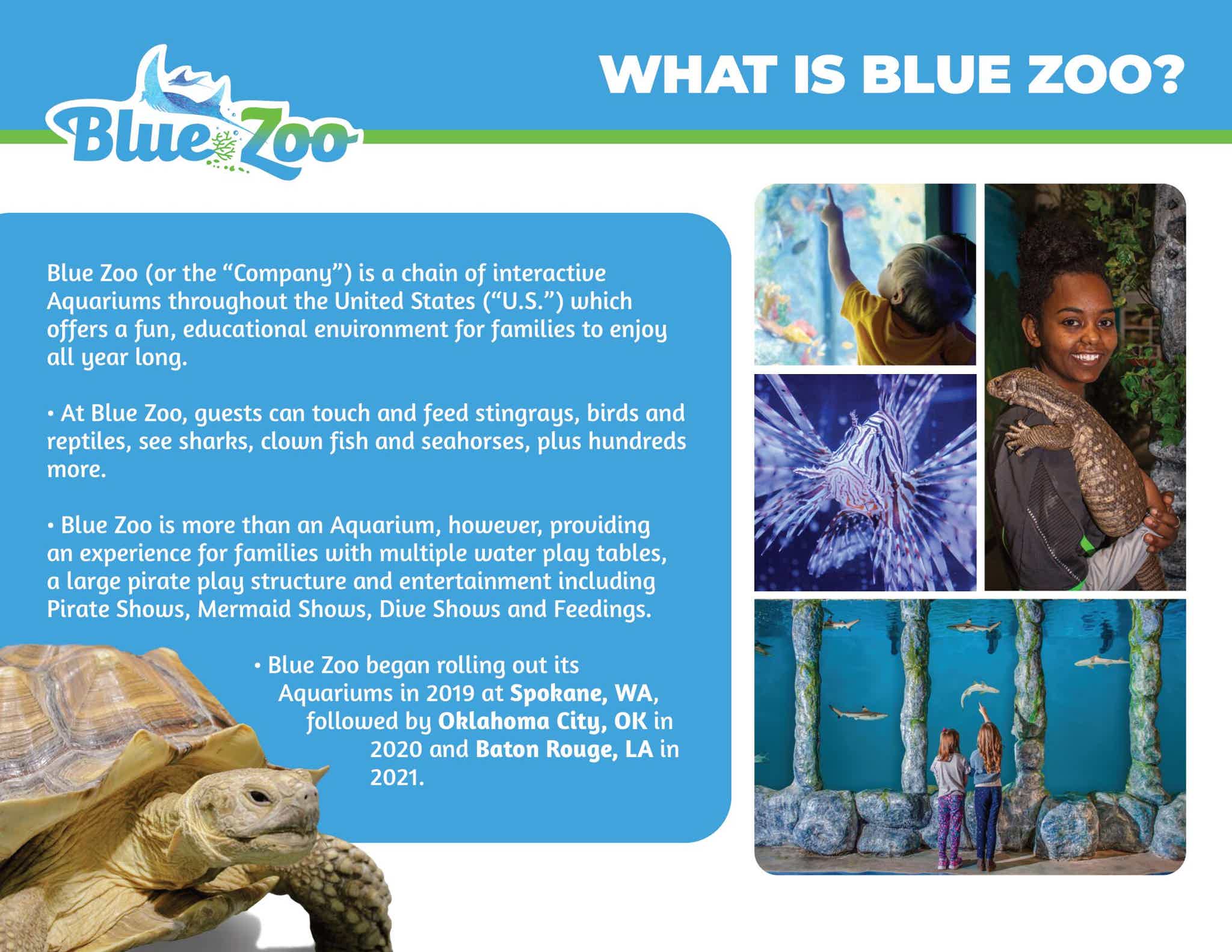 Invest in Blue Zoo Aquariums: A New chain of interactive aquariums ...