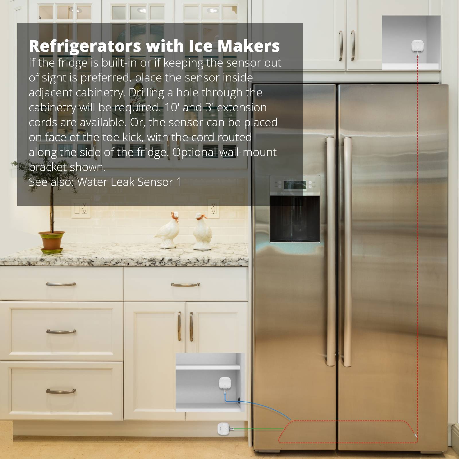 Gallery: Refrigerator leak sensors – YoLink