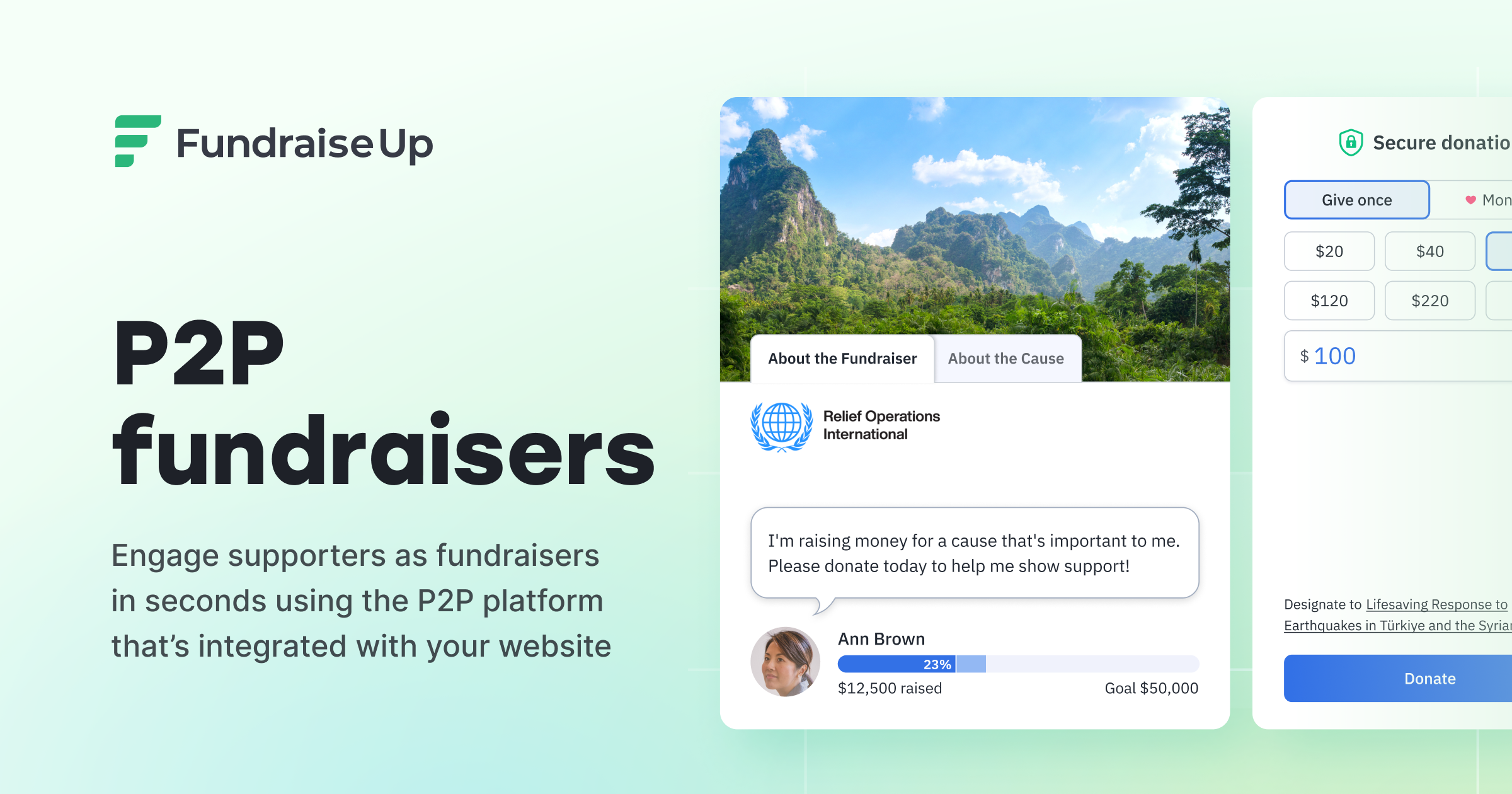 Peer to Peer Fundraising Software For Nonprofits | Fundraise Up