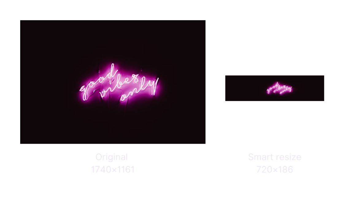 AI-powered smart resize: Automatically adjust image size without ...