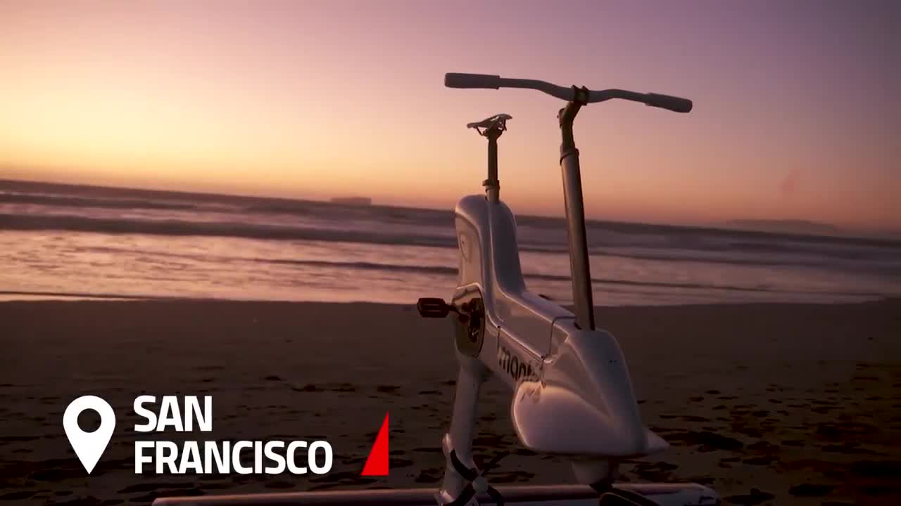 Meet Manta5: The World’s First Hydrofoil Bike for Water | Superyachts.com