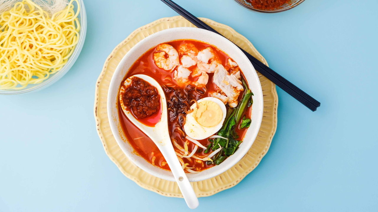 Penang Hokkien Mee (Prawn Noodles) - Southeast Asian Recipes - Nyonya ...
