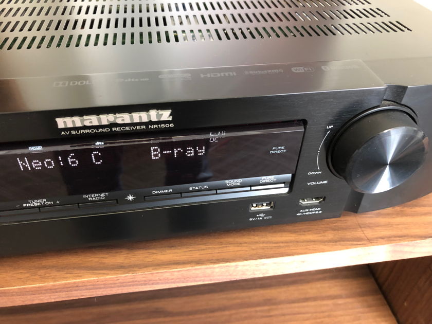 Marantz NR-1506 slimline 5.2 surround network receiver, Wi-Fi ...